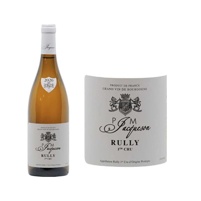Rully 1er Cru Blanc 2020 - Paul Jacqueson - Côte Chalonnaise - White ...