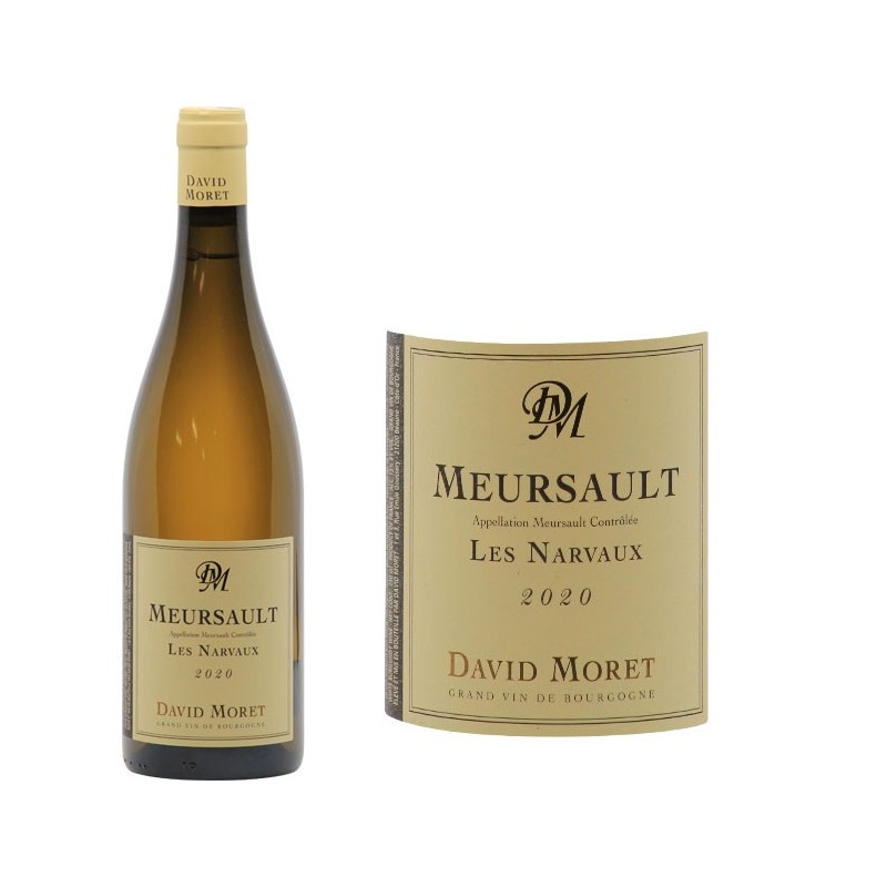 Meursault Les Narvaux 2020 - David Moret - Côte de Beaune - Vin Blanc ...