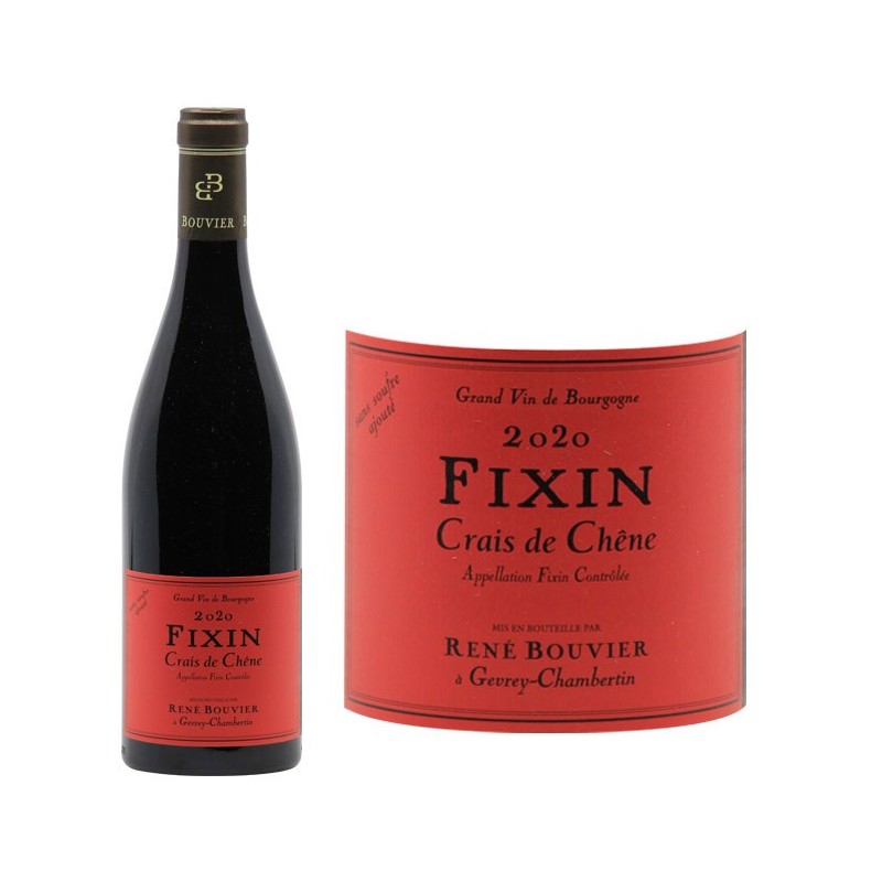 Fixin Crais de Chêne 'Sans Soufre' 2020 - Domaine René Bouvier - Côte ...