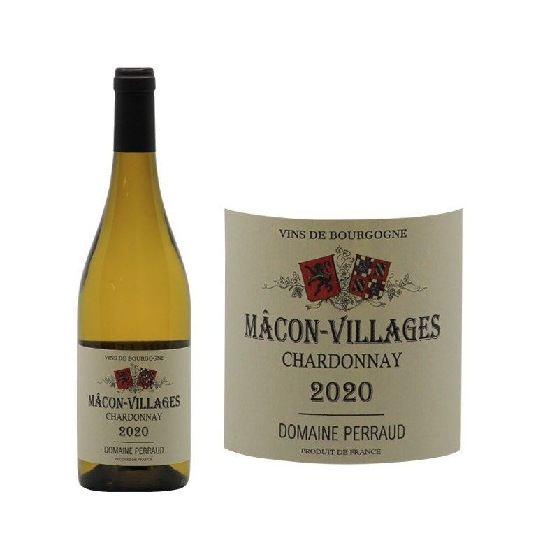 Mâcon-Villages 2020 - Domaine Perraud - Mâconnais - Vin Blanc - Grands ...