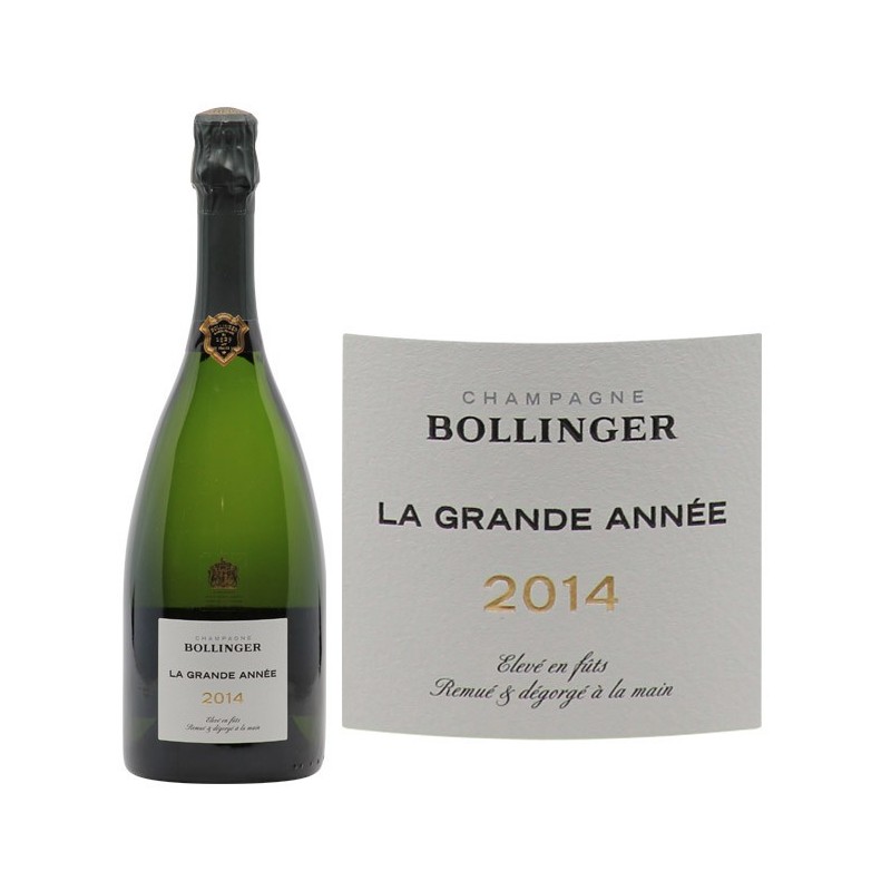 Bollinger La Grande Année 2014 - Champagne Bollinger - Assemblage - Vin Blanc - Grands Bourgognes