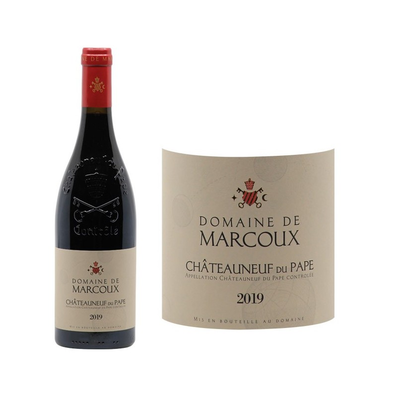 Châteauneuf-du-Pape 2019 - Domaine de Marcoux - Rhône Méridional - Vin Rouge - Grands Bourgognes