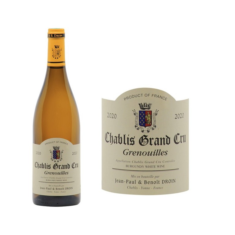 Chablis Grand Cru Grenouilles 2020 - Jean-Paul & Benoît Droin ...