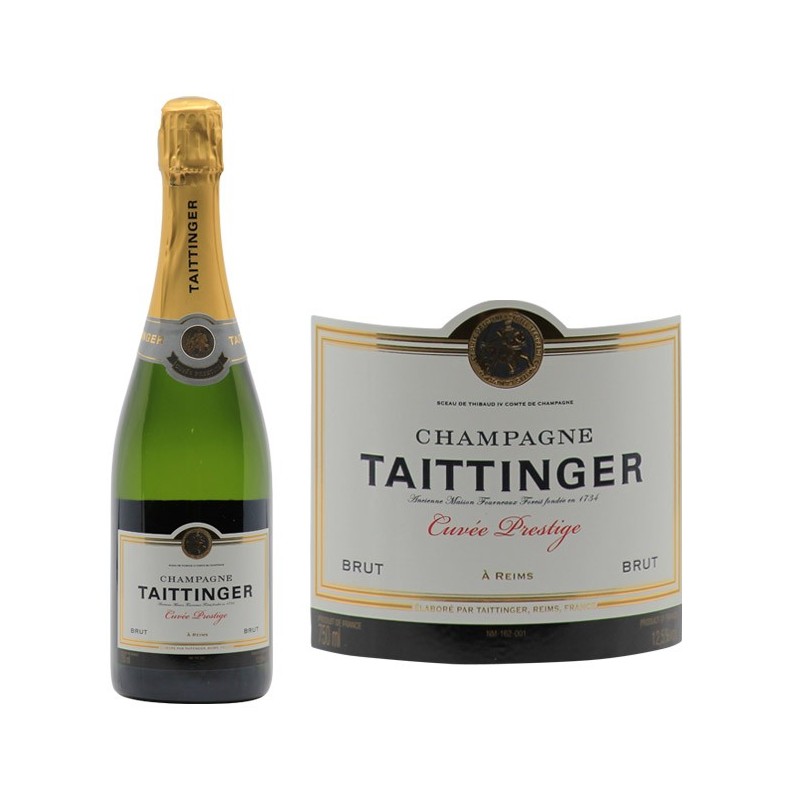 Taittinger Brut Réserve "Cuvée Prestige" - Champagne Taittinger ...