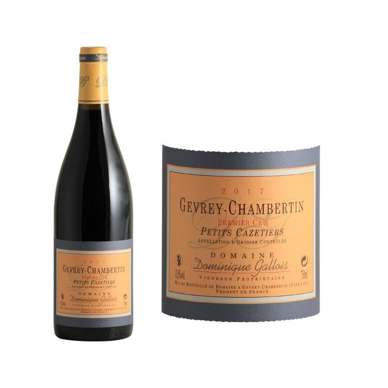 Gevrey-Chambertin 1er Cru Les Petits Cazetiers 2017 - Domaine Dominique ...