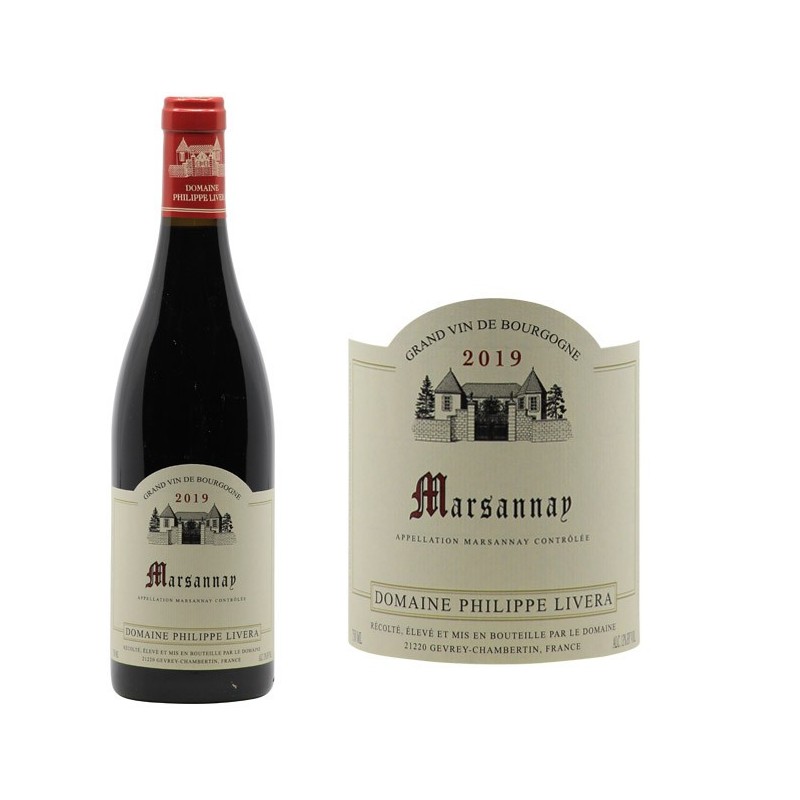 Marsannay 2019 - Domaine Philippe Livera - Côte de Nuits - Vin Rouge ...