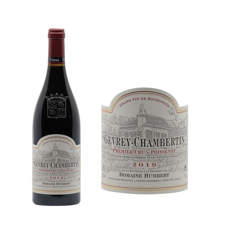 Gevrey-Chambertin 1er Cru Poissenot 2019 - Domaine Humbert - Côte de ...