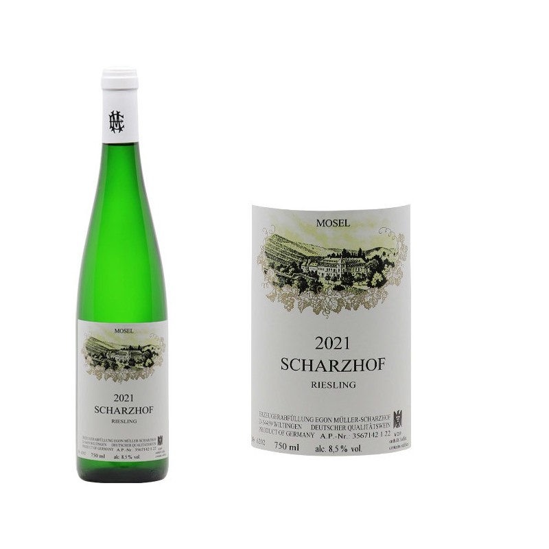 Riesling Scharzhof QBA 2021 - Domaine Egon Müller - - Vin Blanc - Grands Bourgognes