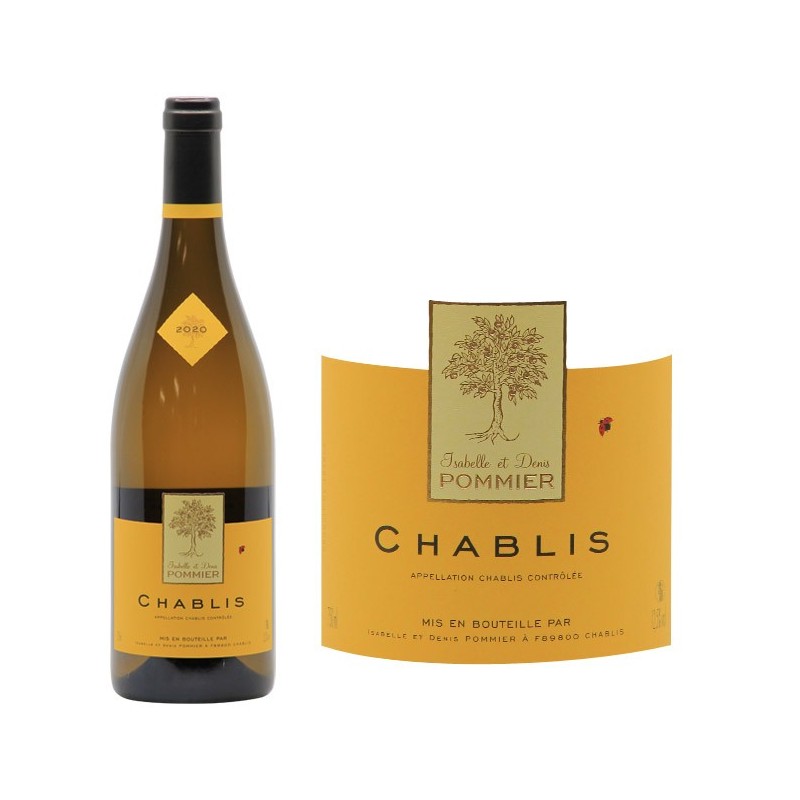 Chablis 2020 - Domaine Pommier - Chablisien - Vin Blanc - Grands Bourgognes
