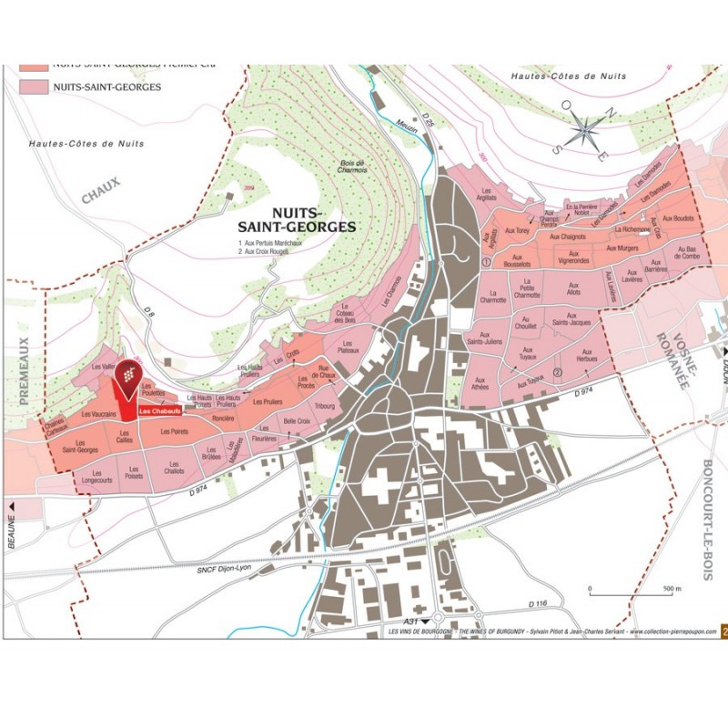 Nuits-Saint-Georges 1er Cru Les Chaboeufs 2020 - Jean-Jacques Confuron ...