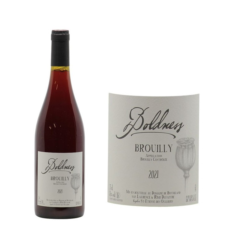 Brouilly "Cuvée Boldness" 2021 - Domaine Dufaitre - Crus du Beaujolais ...
