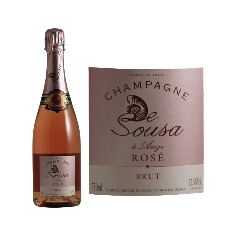 De Sousa Brut Rosé - Champagne De Sousa - Côte des Blancs - Vin Rosé ...
