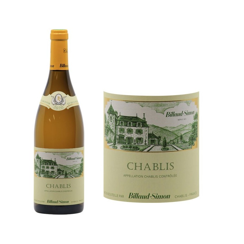 Chablis 2020 - Domaine Billaud-Simon - Chablisien - Vin Blanc - Grands ...
