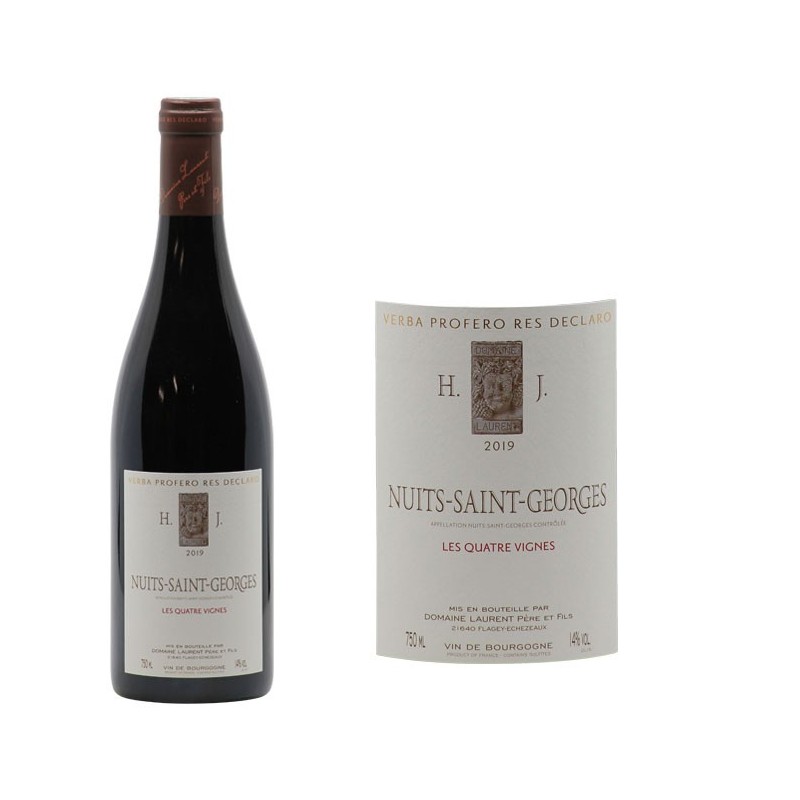 Nuits-Saint-Georges "Les Quatre Vignes" 2019 - Domaine Laurent Père et ...