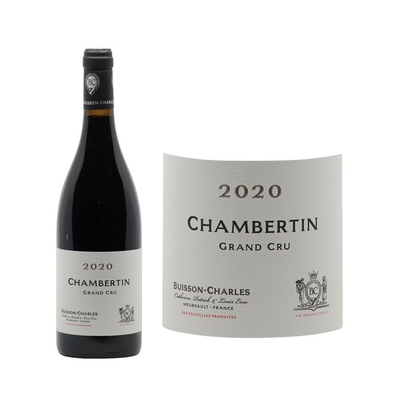Chambertin 2020 - Domaine Buisson-Charles - Côte de Nuits - Vin Rouge ...