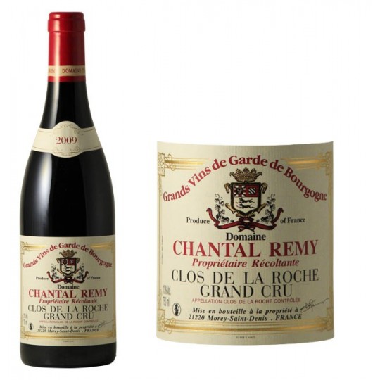 Clos de la Roche 2009 - Domaine Chantal Rémy - Côte de Nuits - Vin ...