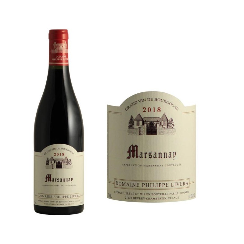 Marsannay 2018 - Domaine Philippe Livera - Côte de Nuits - Vin Rouge ...