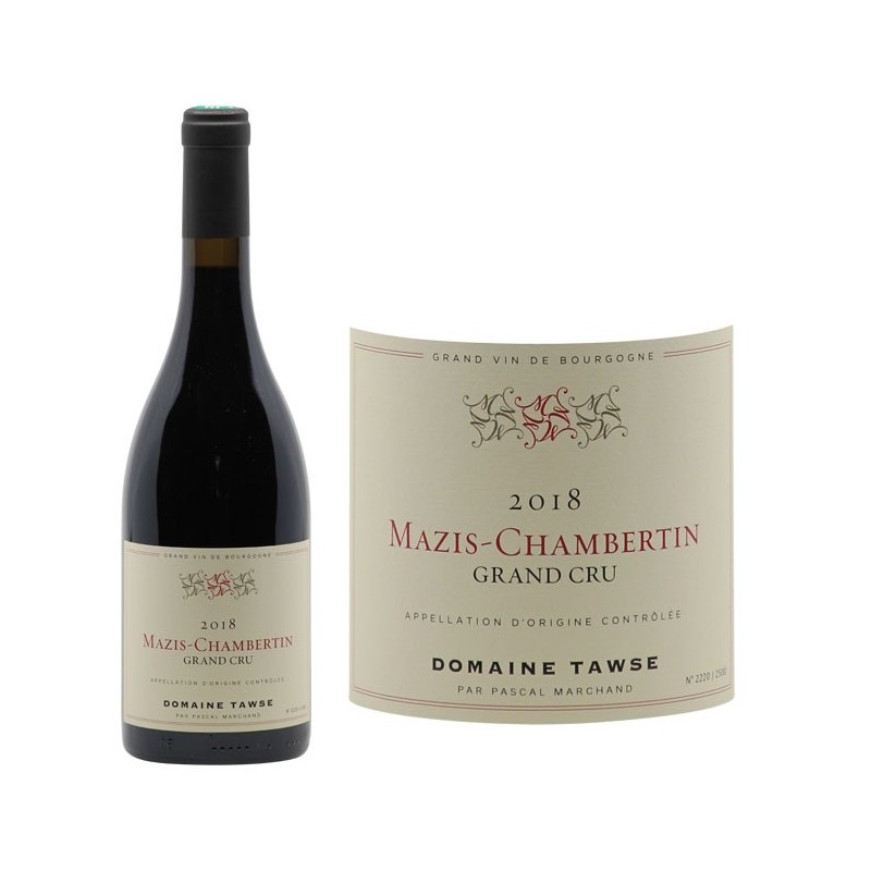 Mazis-Chambertin 2018 - Domaine Tawse - Côte de Nuits - Vin Rouge ...