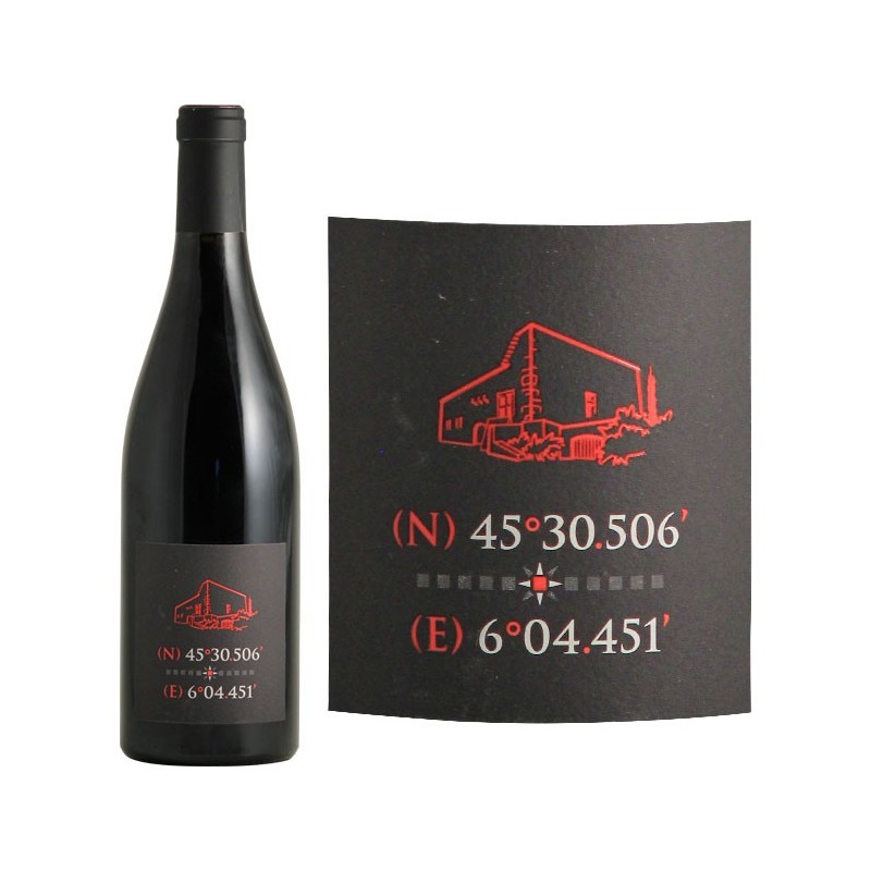 Vin de Savoie Arbin Mondeuse "(N) 45°30.506' (E) 6°04.451'" 2013 ...