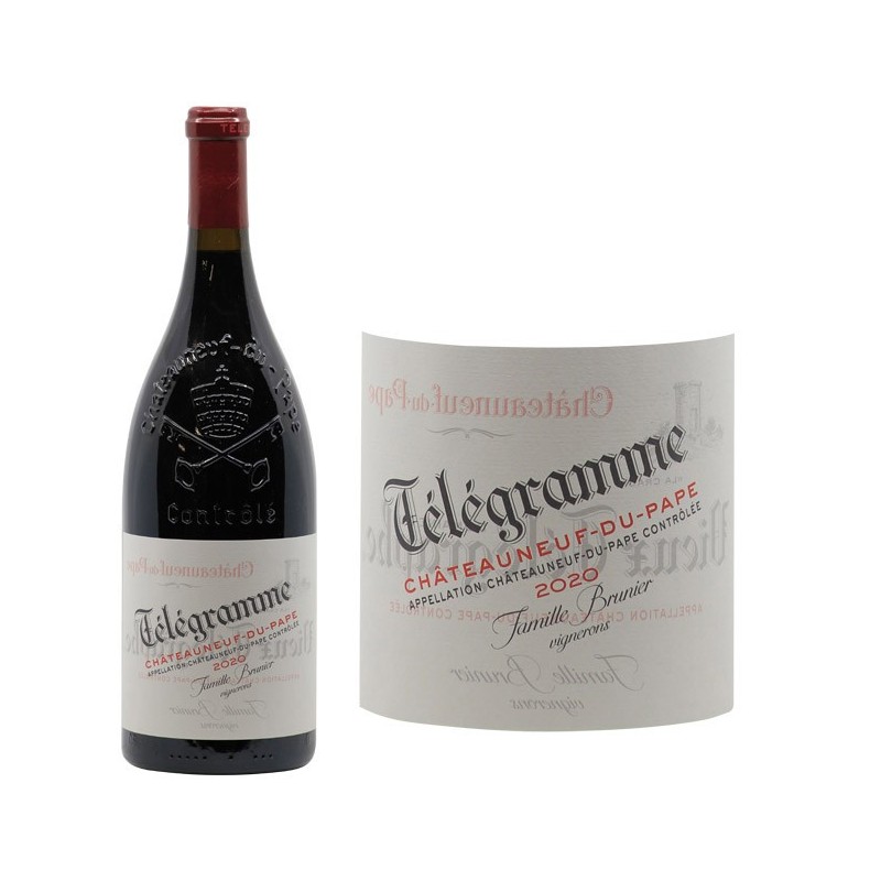 Châteauneuf-du-Pape "Télégramme" 2020 - Domaine du Vieux Télégraphe ...