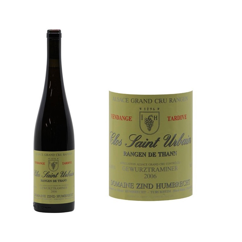 Gewurztraminer Grand Cru Rangen de Thann Vendanges Tardives 2006 ...