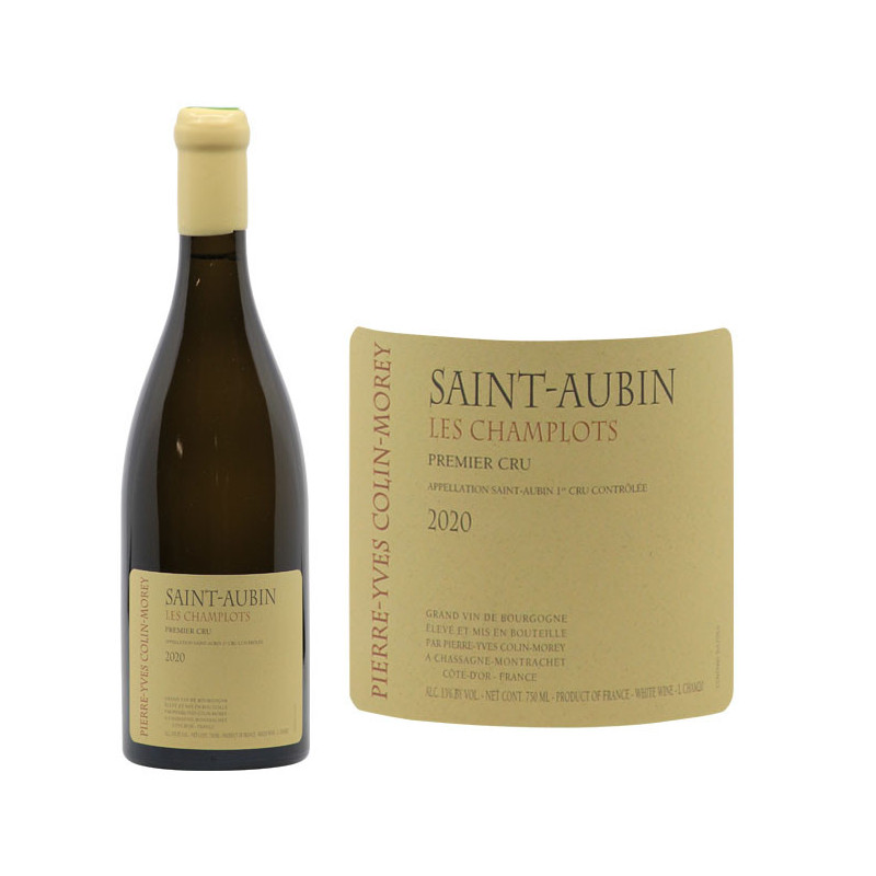 Saint-Aubin 1er Cru Les Champlots 2020 - Pierre-Yves Colin-Morey - Côte ...