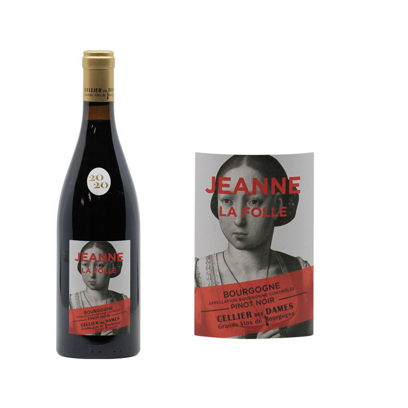 Bourgogne Pinot Noir "Jeanne La Folle" 2020 - Maison Cellier des Dames ...