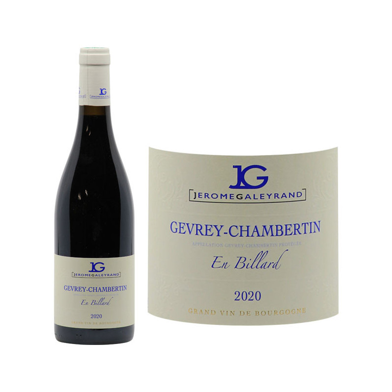 Gevrey-Chambertin En Billard 2020 - Domaine Jérôme Galeyrand - Côte de ...