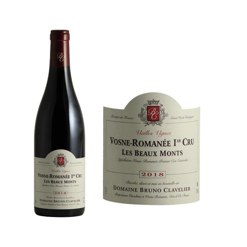 Vosne-Romanée 1er Cru Les Beaux Monts 2018 - Domaine Bruno Clavelier ...