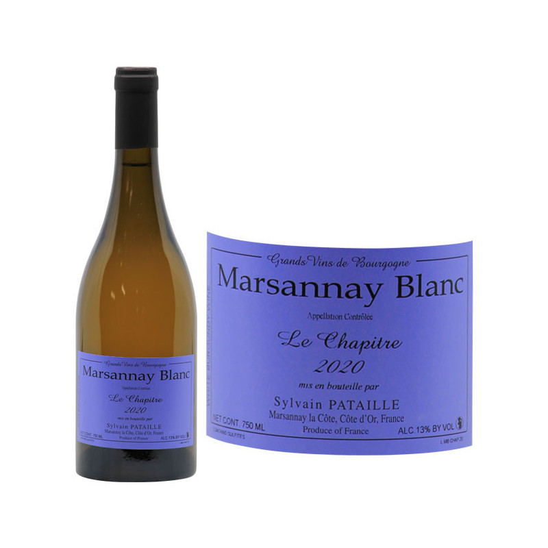 Marsannay Blanc Le Chapitre 2020 - Domaine Sylvain Pataille - Côte de ...