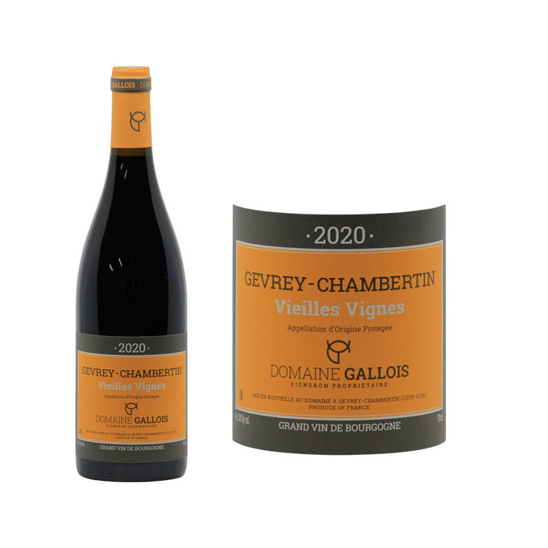Gevrey-Chambertin 'Vieilles Vignes' 2020 - Domaine Dominique Gallois ...