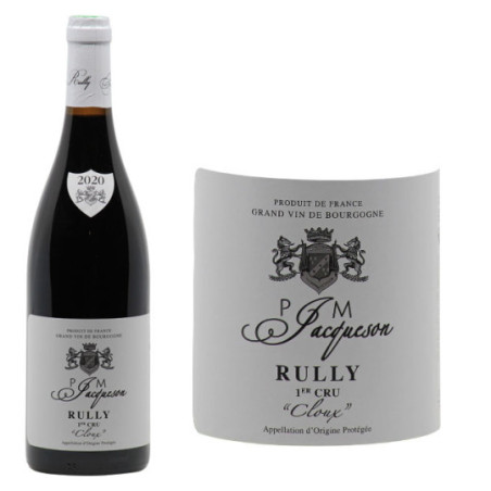 Rully 1er Cru Rouge Les Cloux 2020 - Paul Jacqueson - Côte Chalonnaise ...