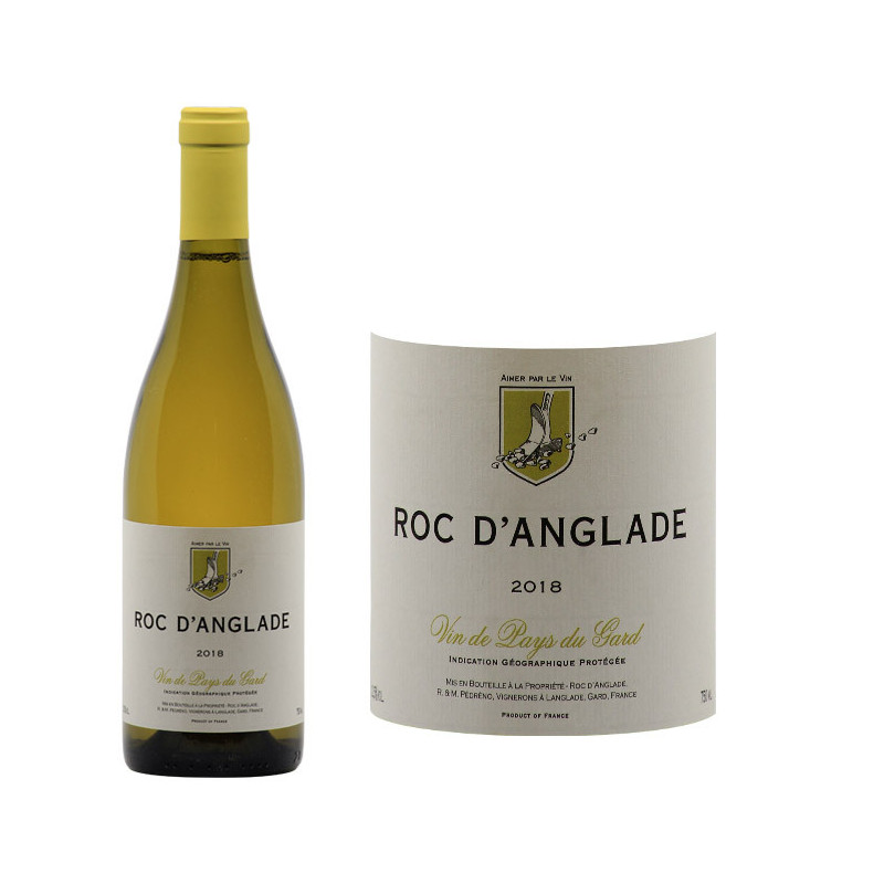 IGP Vin de Pays du Gard Blanc 2018 - Roc d'Anglade - Languedoc - White ...