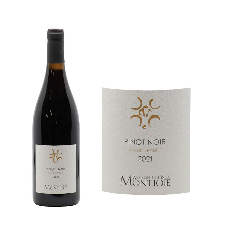Vin de France Pinot Noir 2021 - La Croix Montjoie - Vin de France - Vin ...