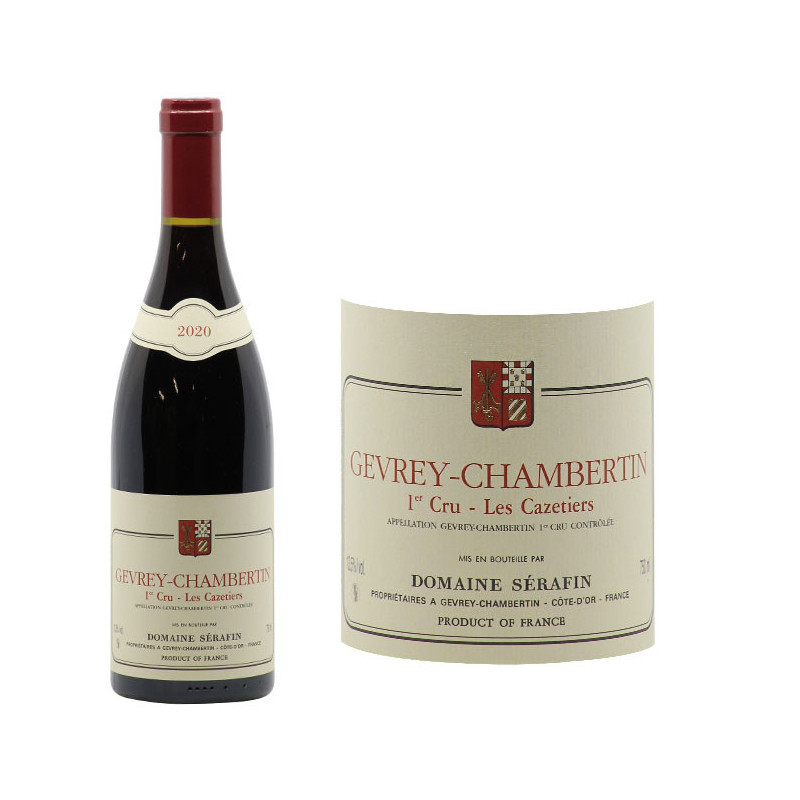 Gevrey-Chambertin 1er Cru Les Cazetiers 2020 - Domaine Sérafin Père ...