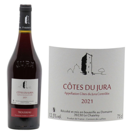 Côtes du Jura Trousseau 2021 - Domaine Frédéric Lambert - Jura - Vin ...