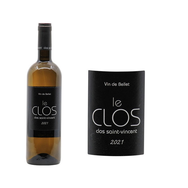 Bellet Blanc "Le Clos" 2021 - Clos Saint Vincent - Provence - White Wine - Grands Bourgognes