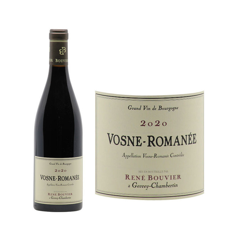Vosne-Romanée 2020 - Domaine René Bouvier - Côte de Nuits - Vin Rouge ...