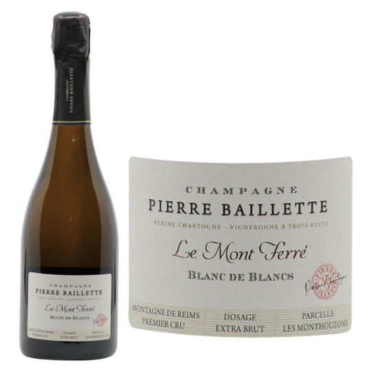 Pierre Baillette Le Mont Ferré Blanc de Blancs 1er Cru 2018 - Champagne ...