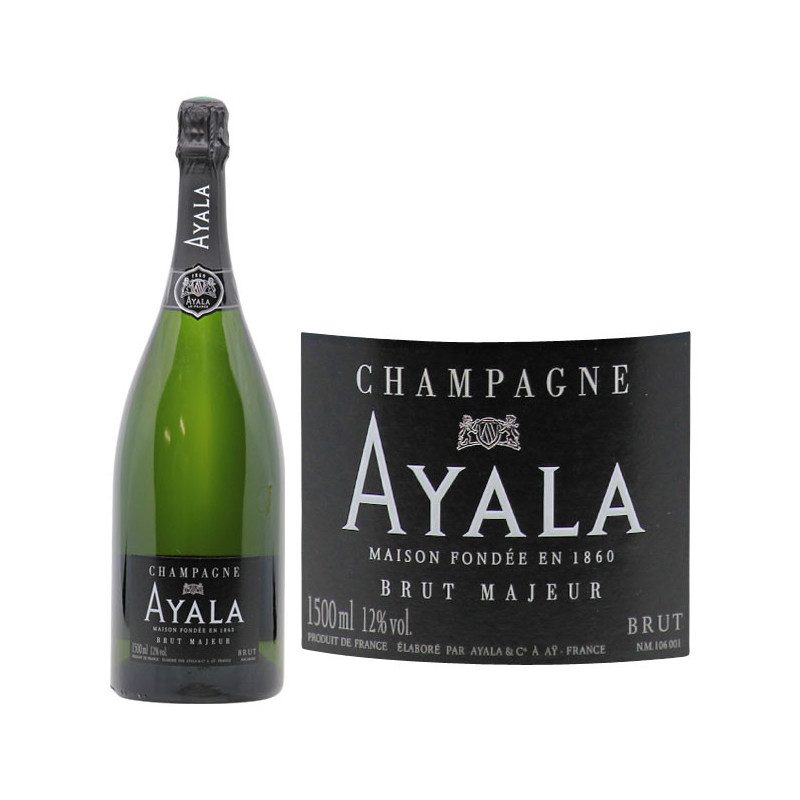 Ayala Brut Majeur Extra-Brut - Champagne Ayala - Assemblage - Vin Blanc ...
