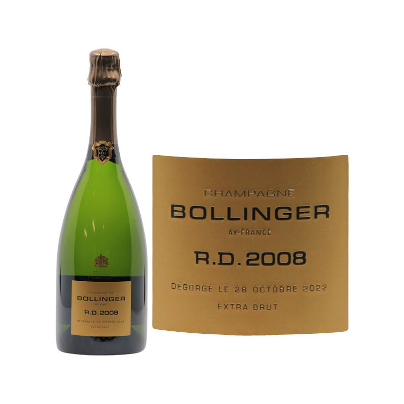 Bollinger RD 2008 - Champagne Bollinger - Assemblage - Vin Blanc ...