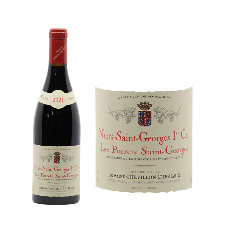 Nuits-Saint-Georges 1er Cru Les Porrets Saint-Georges 2021 - Domaine Chevillon-Chezeaux - Côte ...