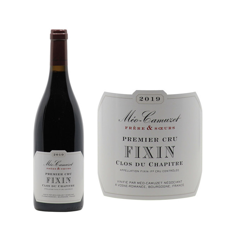 Fixin 1er Cru Clos du Chapitre 2019 - Méo-Camuzet Frère&Soeurs - Côte ...