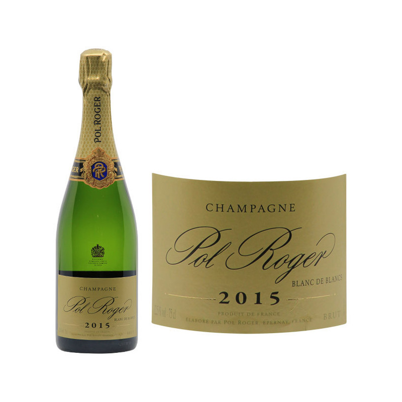 Pol Roger Brut Blanc de Blancs 2015 - Champagne Pol Roger - Blanc de ...