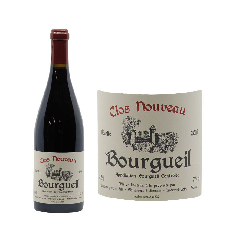Bourgueil "Clos Nouveau" 2019 - Domaine du Bel Air - Touraine - Vin ...