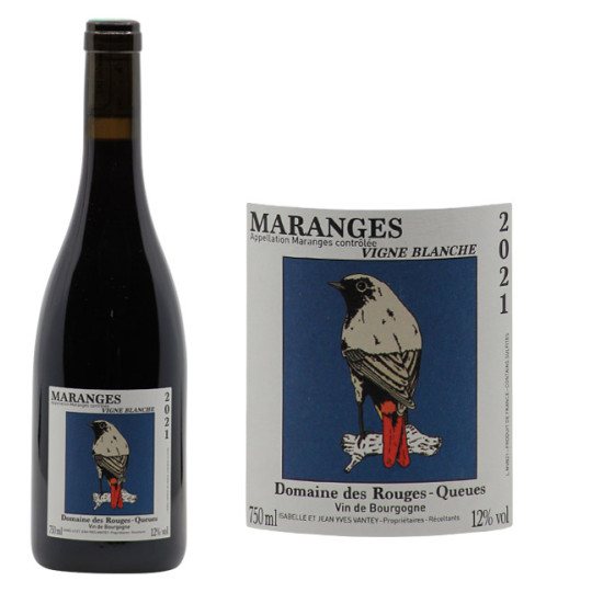 Maranges Rouge Vigne Blanche 2021 - Domaine des Rouges-Queues - Côte de ...