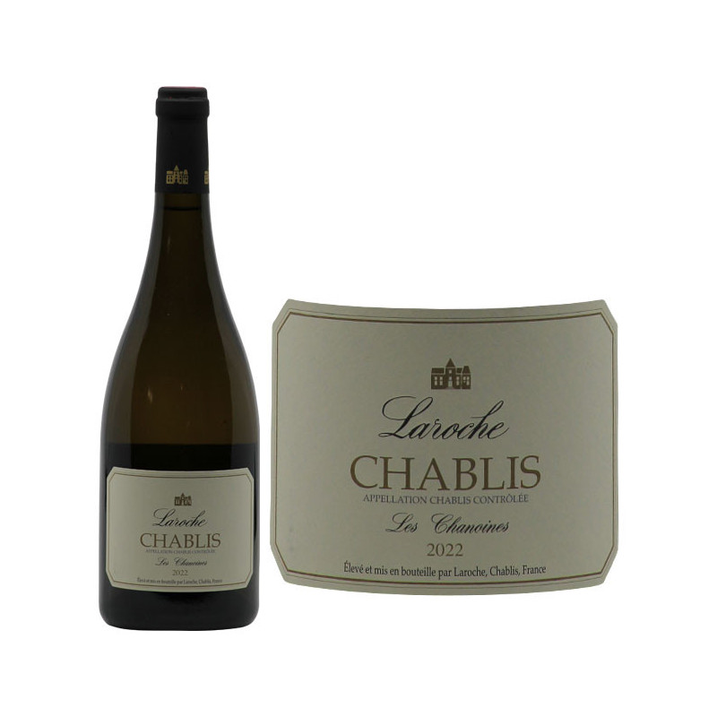 Chablis "Les Chanoines" 2022 - Domaine Laroche - Chablisien - Vin Blanc ...