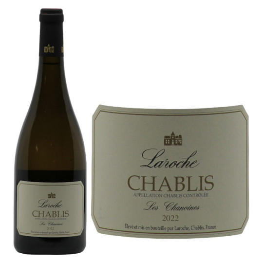 Chablis "Les Chanoines" 2022 - Domaine Laroche - Chablisien - Vin Blanc ...