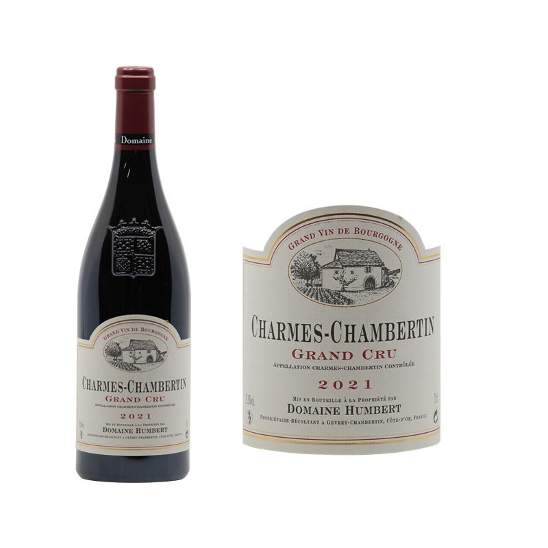 Charmes-Chambertin 2021 - Domaine Humbert - Côte de Nuits - Red Wine ...
