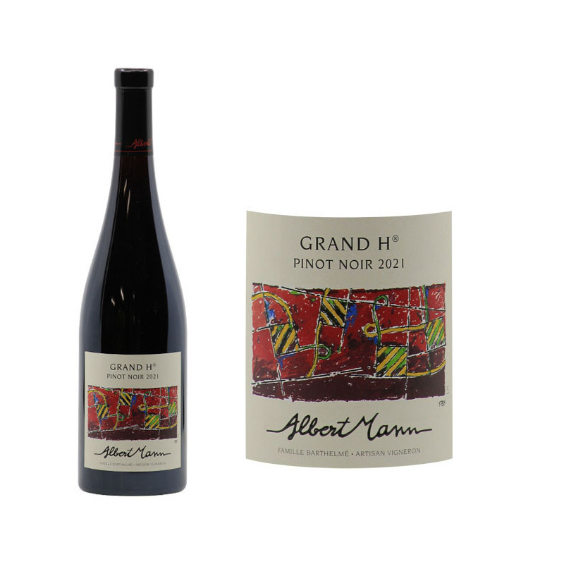 Pinot Noir "Grand H" 2021 - Domaine Albert Mann - Alsace - Vin Rouge ...